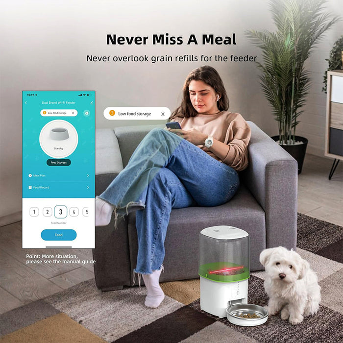 SMARTPAW Premium Smart Pet Feeder Gen 3 – WiFi, 2-Way Audio
