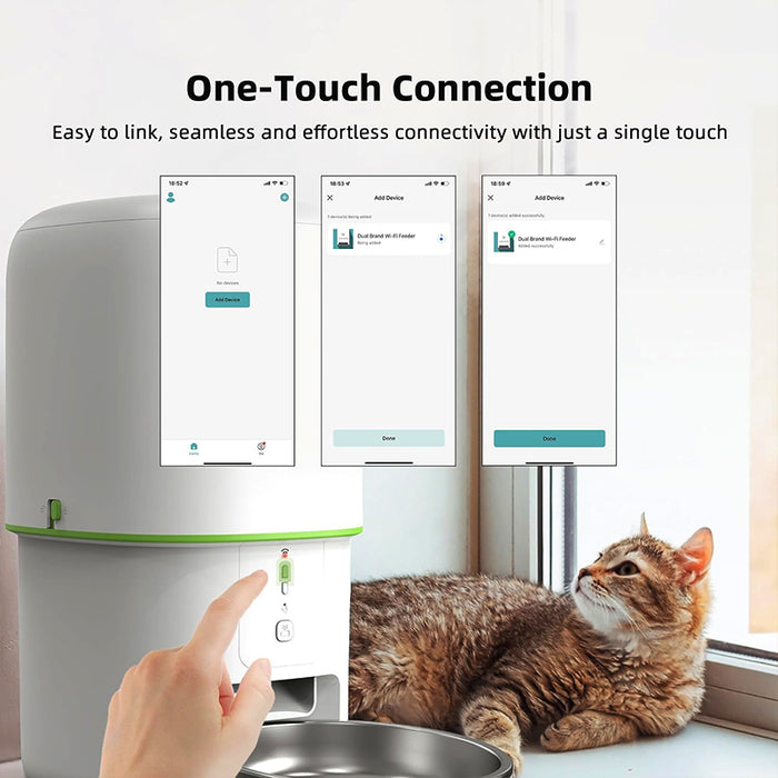 SMARTPAW Premium Smart Pet Feeder Gen 3 – WiFi, 2-Way Audio