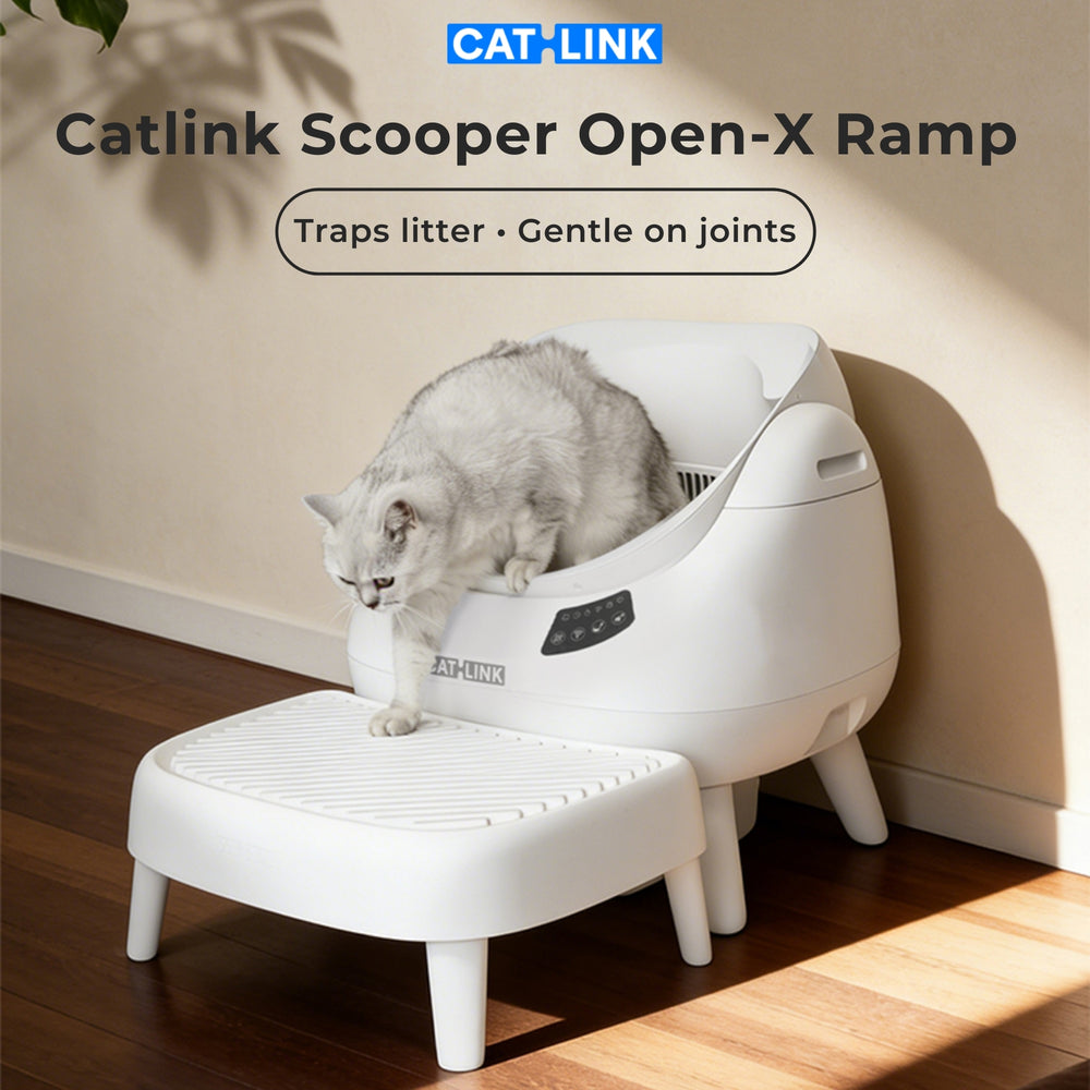 Catlink Scooper Open-X Ramp | Anti-Tracking Litter Box Step