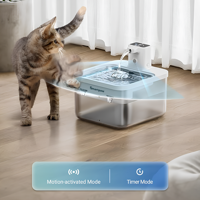 Smartpaw Wireless Pet Water Fountain Gen 2 – Rechargeable & Quiet
